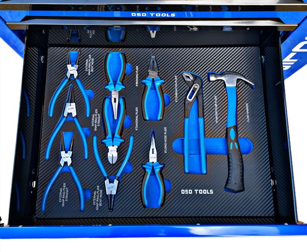 DSD TOOLS 7 Drawer Caster Mounted Roller Tool Chest Cabinet | DSD TOOLS