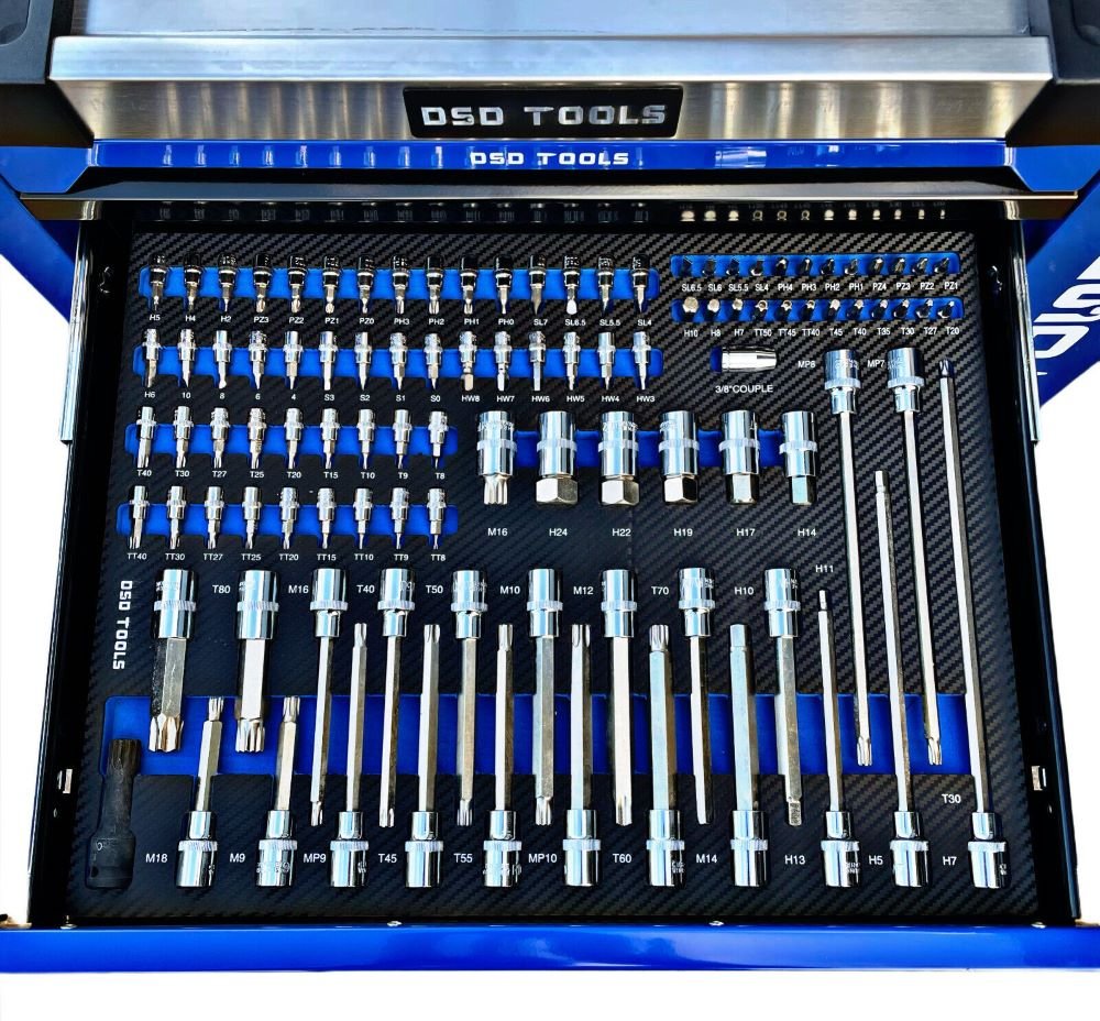 DSD TOOLS 7 Drawer Caster Mounted Roller Tool Chest Cabinet | DSD TOOLS