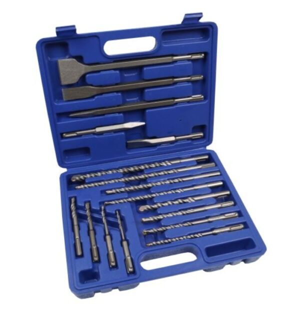 US PRO TOOLS 17PC SDS PLUS SHANK DRILL BIT & CHISEL SET 7208 | DSD TOOLS