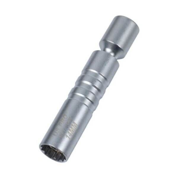 US PRO 14MM 12PT THIN WALL SWIVEL MAGNETIC SPARK PLUG SOCKET 5939 | DSD ...